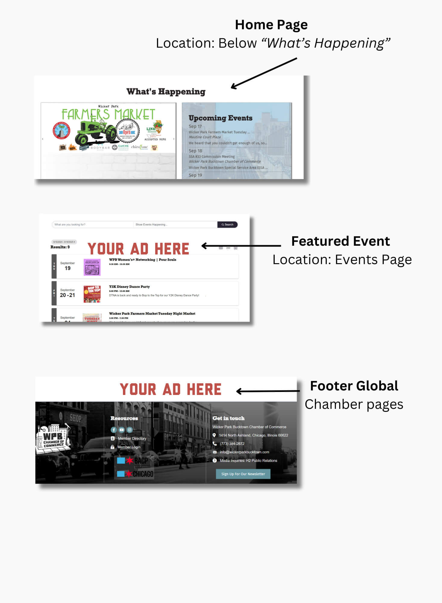 Advertising - Wicker Park & Bucktown Chamber of Commerce